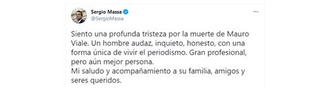 El Dolor De Los PolÍticos Periodistas Y Famosos Por La Muerte De Mauro