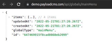 Missing CreatedAt And UpdatedAt Fields For Globals In GraphQL Schema Issue Payloadcms