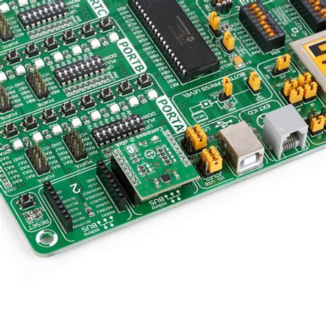mikroe 2264 mikroelektronika placa click mikrobus sensor de efecto