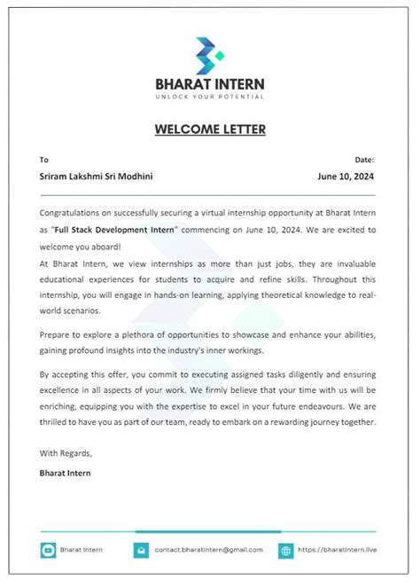 sriram lakshmi sri modhini on linkedin fullstack bharatintern