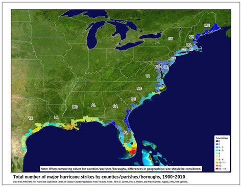 Maps See How Many Major Hurricanes Have Hit Florida Us
