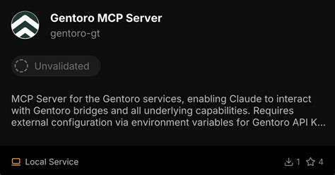 gentoro mcp 服务器 mcp servers · lobehub