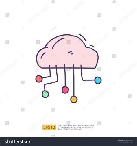 artificial intelligence ai concept algorithm data stock vector royalty