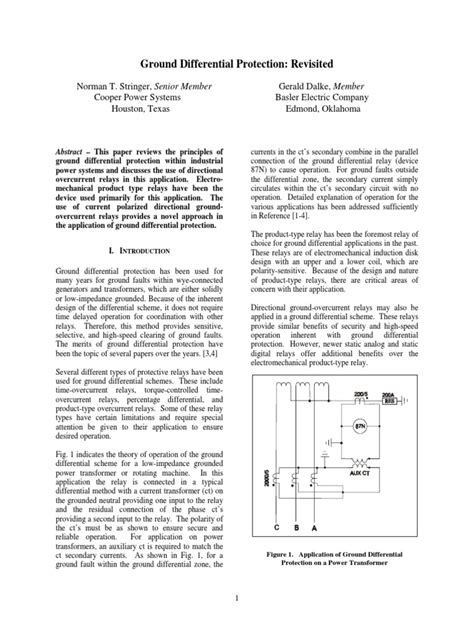 pdf ground differential protection guide basler dokumen tips