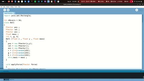 syed ghulam murtaza shah on linkedin made a small program that simulates gravity and drag force