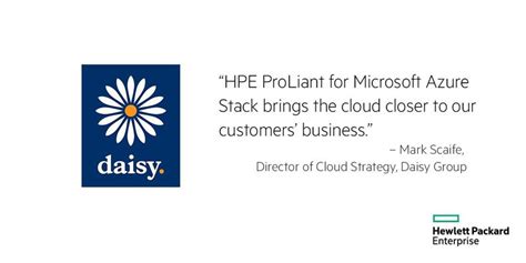 Hpe Proliant For Microsoft Azure Stack Helps Daisy Group Hybrid Cloud Hpe Spiceworks Community