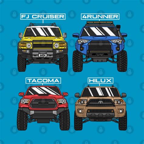 Toyota 4x4 Off Road Trucks Toyota T Shirt Teepublic