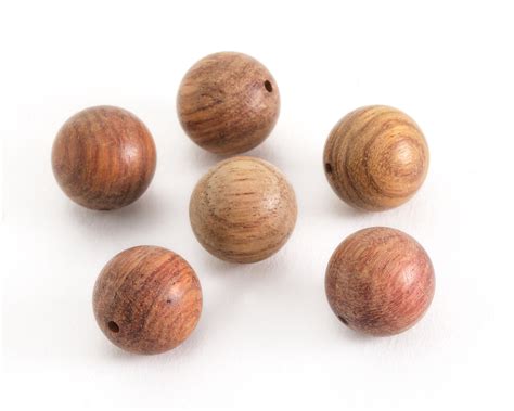 Walnut Wood Bead 15mm