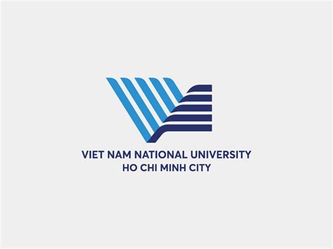 Thiết Kế Logo Đại Học Quốc Gia Tphcm Canh Dọc Tiếng Anh Công Ty Thiết