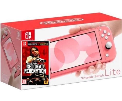 Nintendo Switch Lite Coral + Игра Red Dead Redemption (русская версия ...