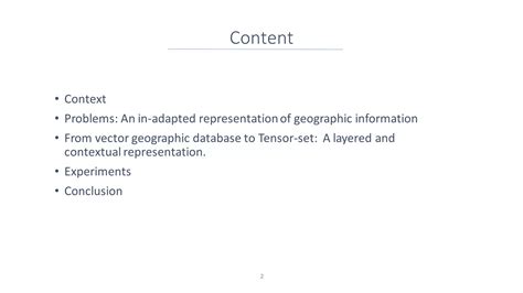 Representing Vector Geographic Information As A Tensor For Deep