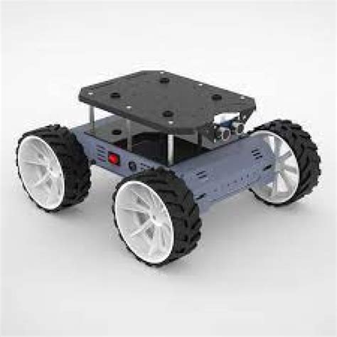 Rover 4wd Johnson Series 1 Diy Robotic Metal Chassis Kit Agarwal