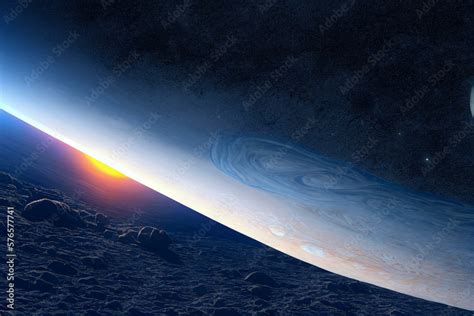 360 Degree Europa Surface Mysterious Icy Moon Of Jupiter Equirectangular Projection