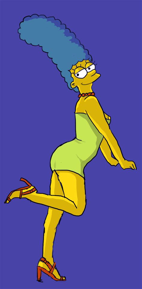 Rule 34 High Heels Marge Simpson Solo Tagme The Simpsons 3903506