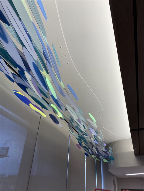 Nebraska Hospital Ceiling Sculpture — Ekko Mobiles — Large Custom