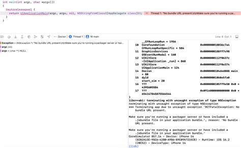 Launch Issue With Macos Ventura Xcode Ios Simulator Issue Maplibre Maplibre