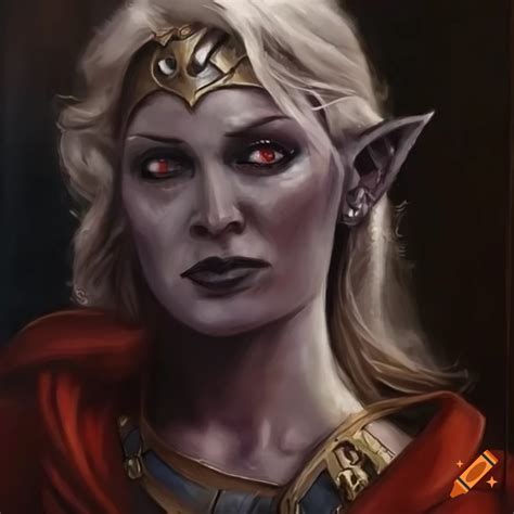 Lady Thor As A Drow Queen