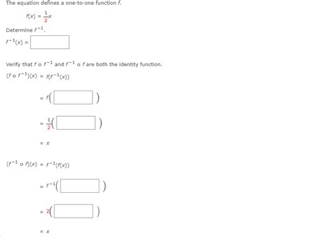 Solved Verify That The Functions Are Inverses By Showing Chegg