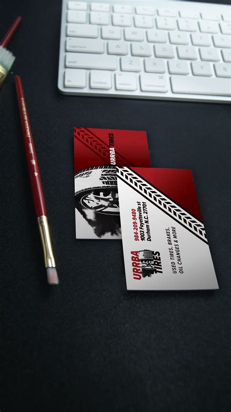 Logo Tire Shop Business Cards Tyre Tread Business Card Design Tire
