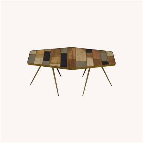 West Elm Roar And Rabbit Patchwork Coffee Table Aptdeco
