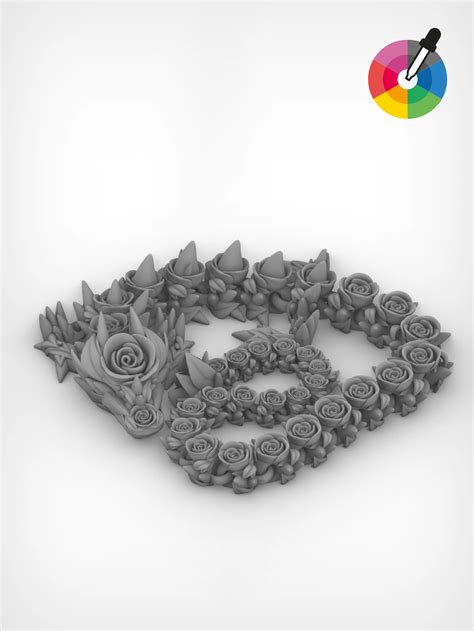 Rose Dragon 3d Morph Lab