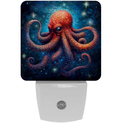 Octopus Led Square Night Lights Compact And Energy Efficient