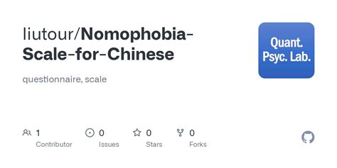 Github Liutournomophobia Scale For Chinese Questionnaire Scale