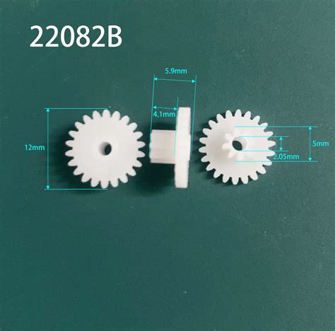 22082a 22082b 22122b 22102b 05m Gear 12mm Diameter Pom Plastic Double