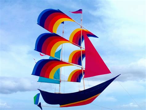 Rainbow Ship Kite