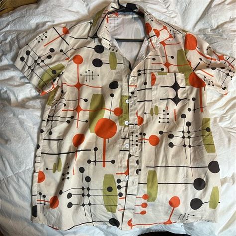 Shirts Vintage Pattern Button Up Shirt Poshmark