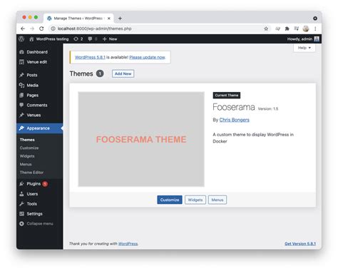 Develop A Local Wordpress Theme Using Docker