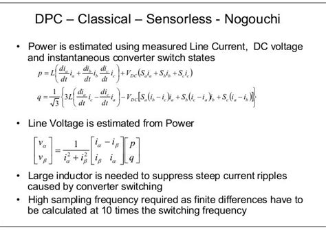 Voc And Dpc Control Schemes For Three Phase Boost Type Pulse Width Mo