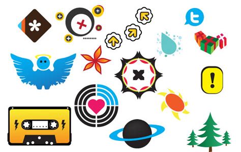 free vectors 15 random design elements vector art