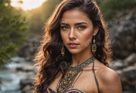 A Portrait Of Breathtakingly Gorgeous Exotic Beautiful Woman
