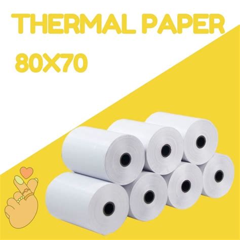 24 Thermal Paper 80mm X 70mm Pos Receipt Paper For Pos 80mm Thermal