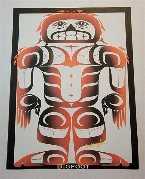 Native American Sasquatch Art