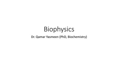 Thermodynamics In Biological Systempptx