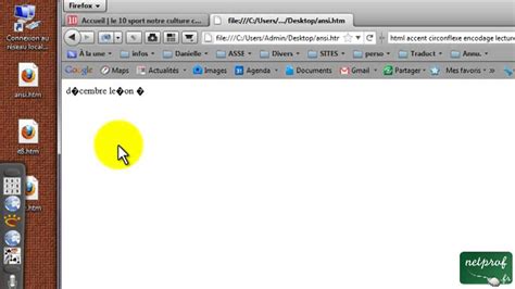 HTML Et L Encodage UTF YouTube