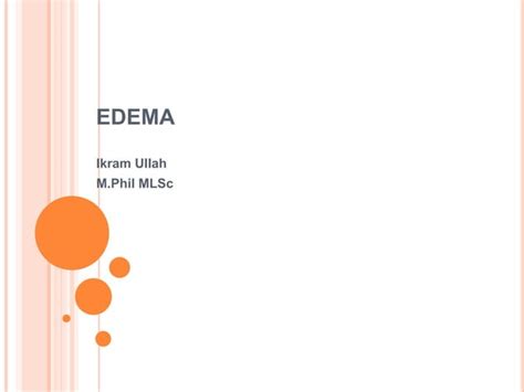 Edema Pptx