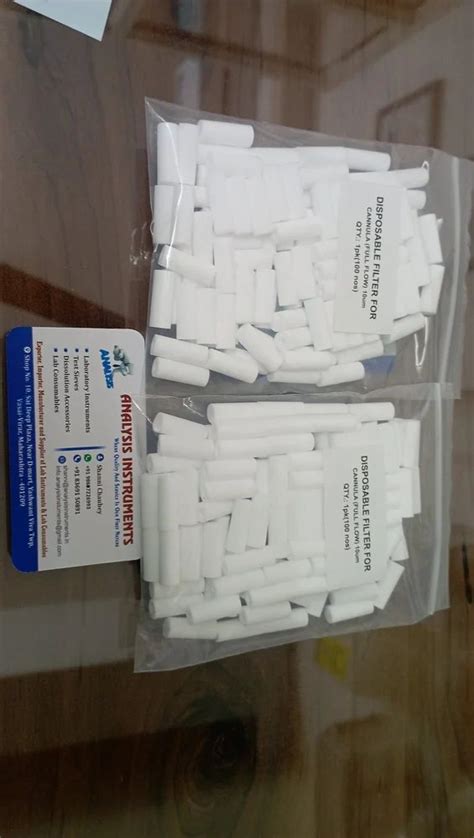 Dissolution Cannula Filter For Laboratory Packaging Type Box At Rs