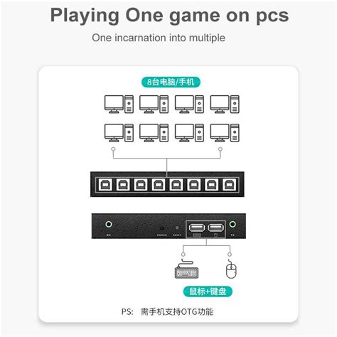 8 Ports Mouse And Keyboard Synchronous Controller（km108 U） Mt Viki