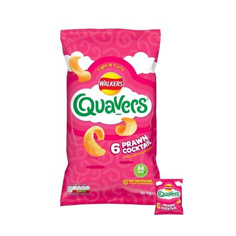 Chips Crisps Bags Collections Deliciously Light And Crispy Chips Bags Prawn Cocktail Chips 6 X