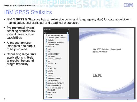 Ppt Extending And Customizing Ibm Spss Statistics With R Python And Net Powerpoint
