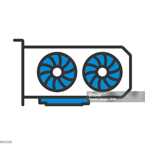 Gpu Icon Stock Illustration Download Image Now Capacitor Computer Design Istock