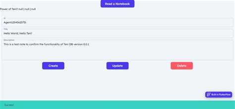 Meet Tani A No Code Offline Database Plugin For Flutterflow Apps