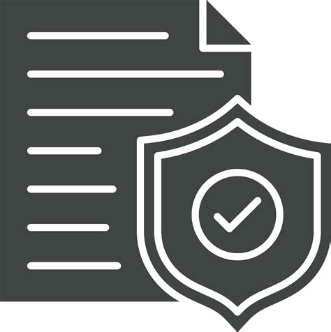 Secure Document Icon Vector Image Suitable For Mobile Apps Web Apps And Print Media 34906180