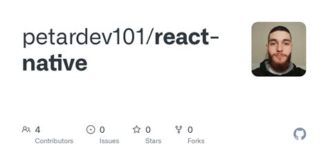 GitHub Petardev React Native