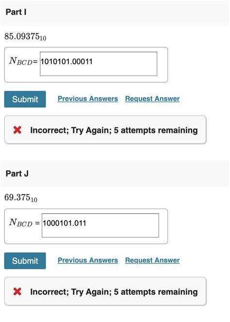 Solved Express The Following Decimal Numbers In Binary Form Chegg