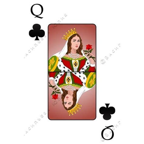 Карта Дама Треф Png в интернет магазине Ярмарка Мастеров по цене 200