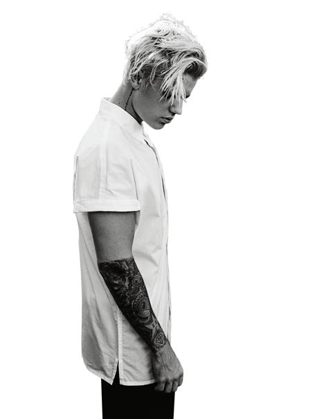 Justin Bieber White Background